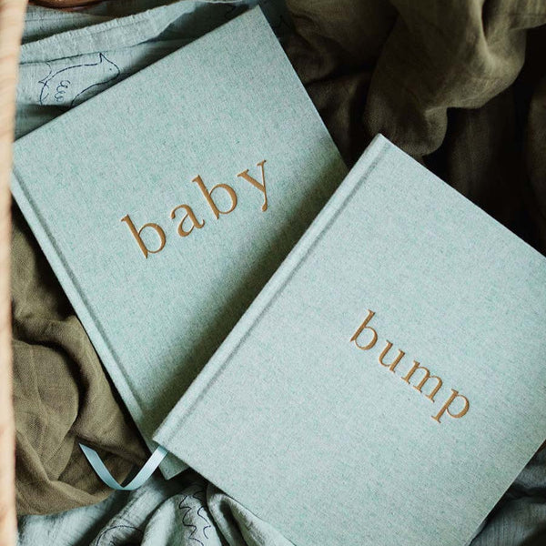 Bump Pregnancy Journal (seafoam green) – Memory Book Collective